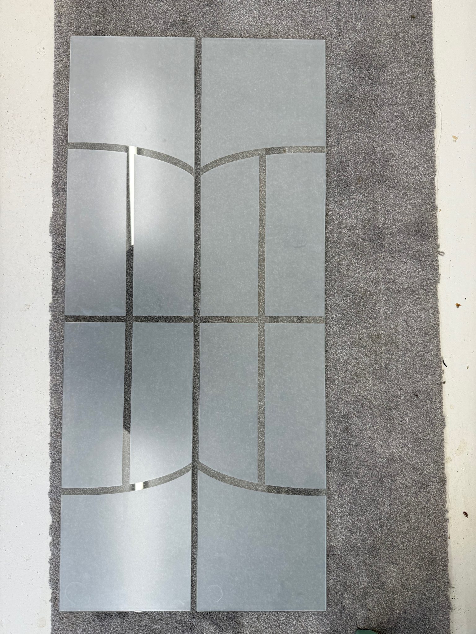 Bespoke Patterns Using Matte Frosted Films - Devon Window Tinting